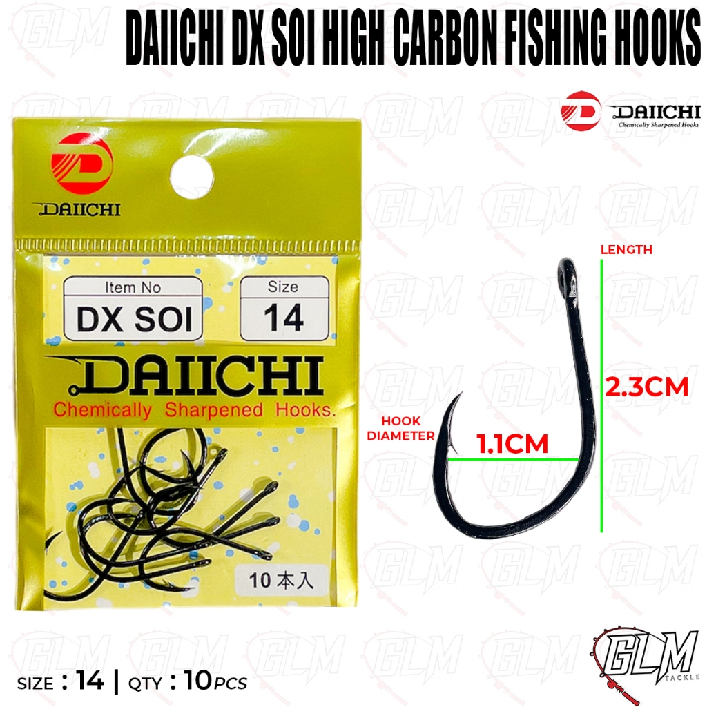 DAIICHI DX SOI HOOK SIZE 10-26 FISHING HOOK | Shopee Malaysia