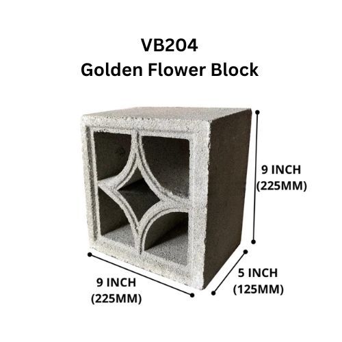 [1 PC] VB 202 / VB 1912.100 Ventilation Block Breeze Concrete Brick ...