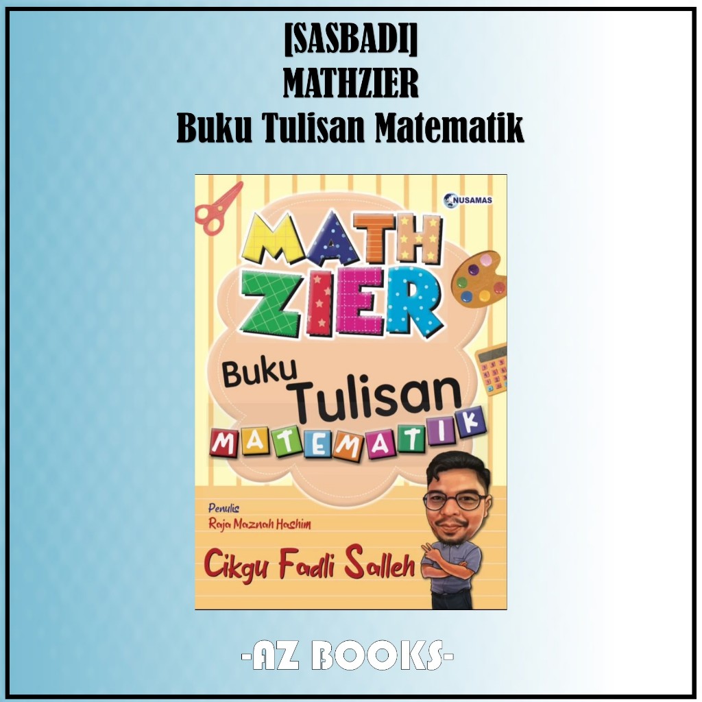 [AZ] NUSAMAS - Prasekolah Mathzier Buku Tulisan Matematik (Cikgu Fadli ...
