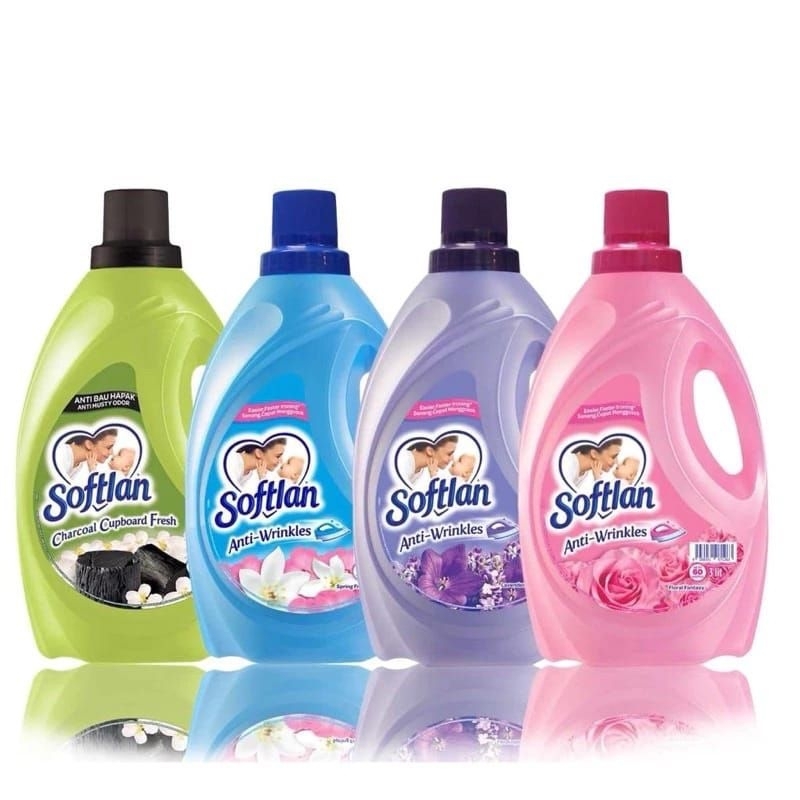 SOFTLAN 800ML-3 LITER PINK/BIRU/ PURPLE | Shopee Malaysia
