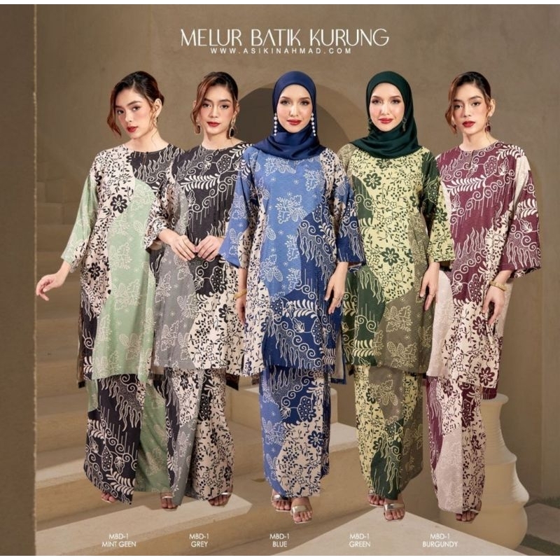 [BAJU RAYA 2024] MELUR BATIK KURUNG | Shopee Malaysia