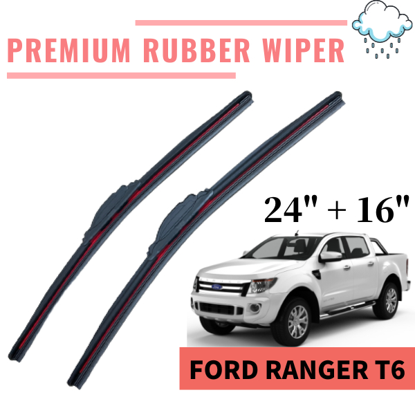 FORD RANGER T6 (2011-2015) PREMIUM WIPER JAPAN TECHNOLOGY WIPER BLADE ...