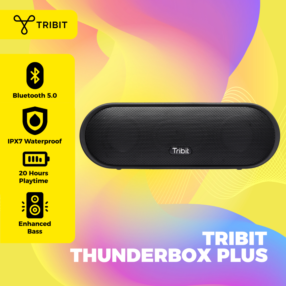 Tribit MaxSound Plus Wireless Speaker -TWS Pairing Type C Bluetooth 5.0 ...