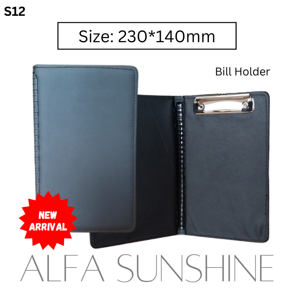 ALFA | PVC Bill Holder Document Folder Cash Bill Receipt Holder Metal ...