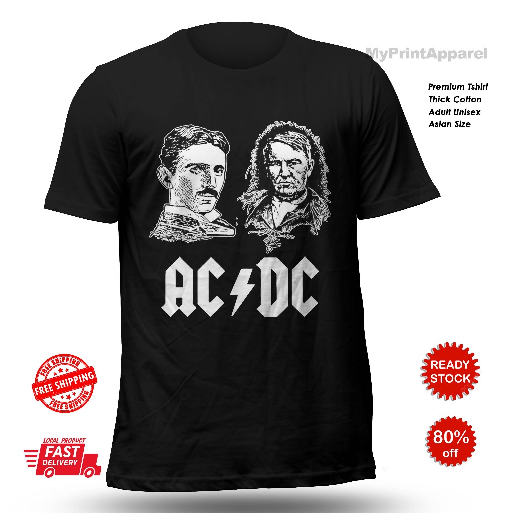 War of the currents ACDC Nikola Tesla Thomas Edison electricity rock ...