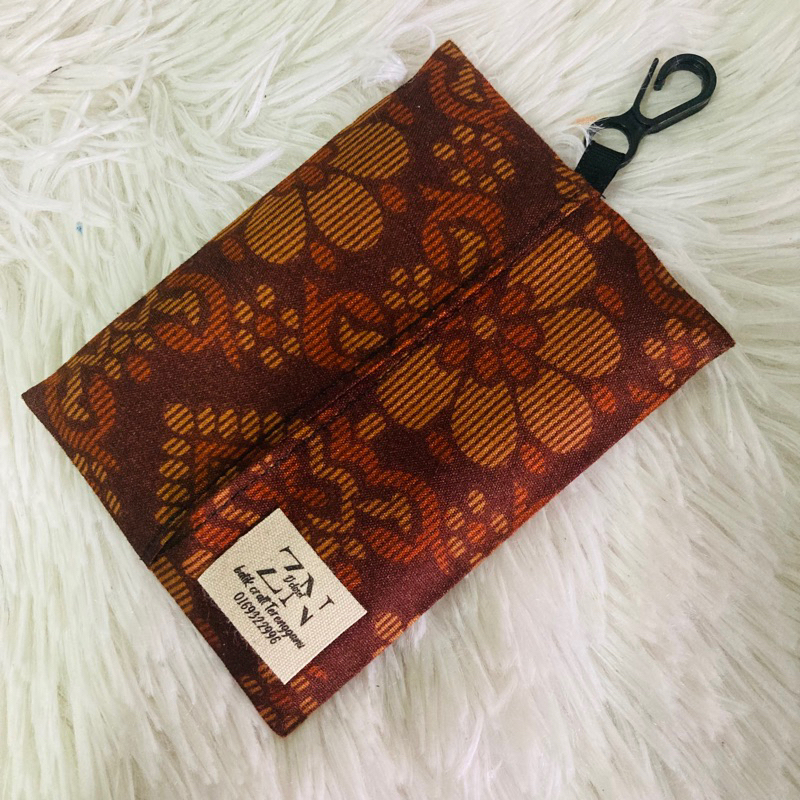 (READY STOK) pocket tissue batik /doorgift beg/ kraft batik ...