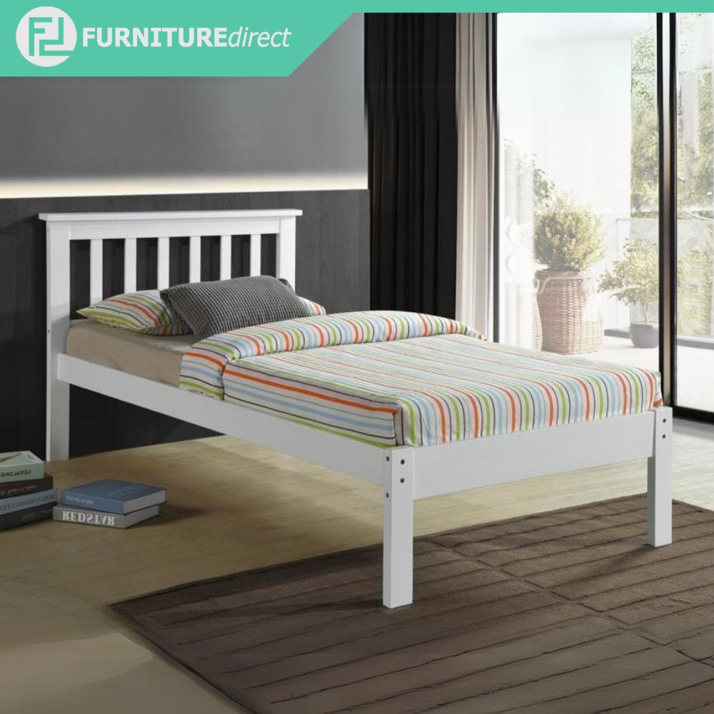 Furniture Direct KATIE Single Size Solid Wood Bed Frame katil single ...