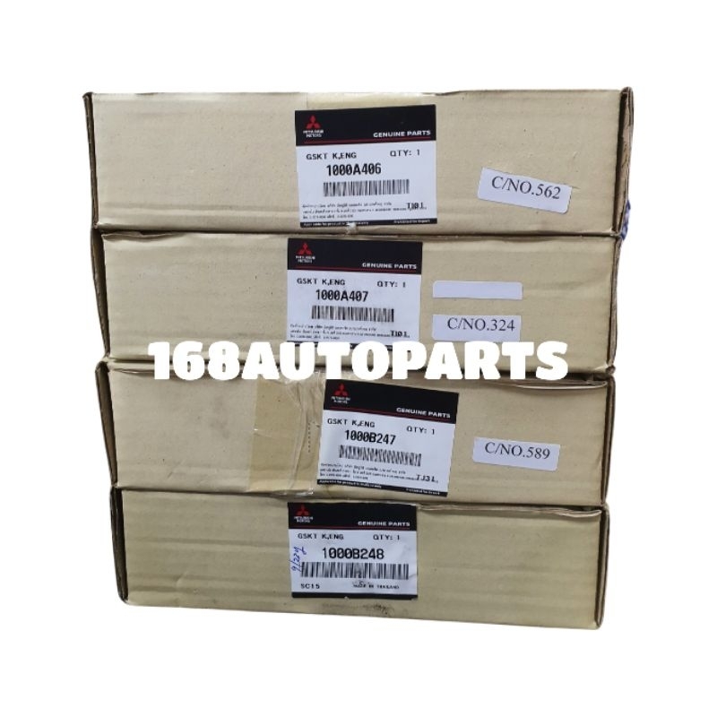 Original Mitsubishi 1000A406 1000A407 1000B247 1000B248 ENGINE TOP SET ...