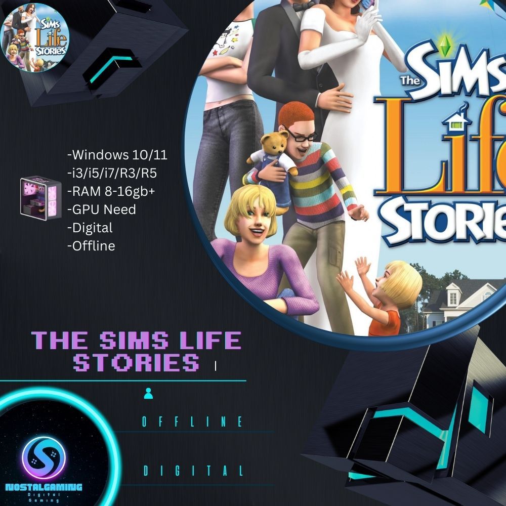 [Pc Game][Digital] The Sims Life Stories | Shopee Malaysia