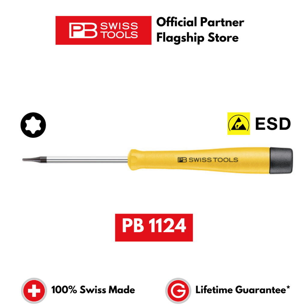 ESD Electronics Screwdrivers PB Swiss Tools for Torx® screw PB 1124 | Shopee Malaysia