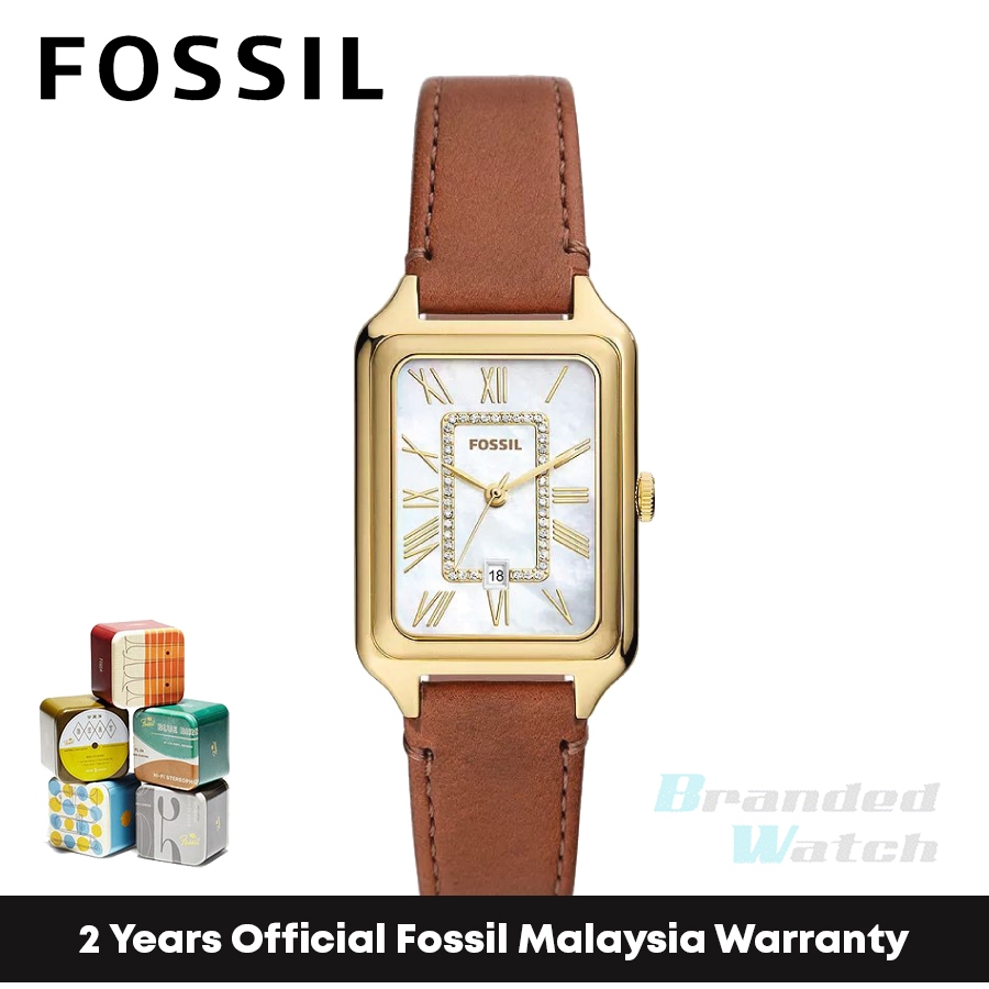 [Official Warranty] Fossil ES5307 Women's Raquel Three-Hand Date Medium ...