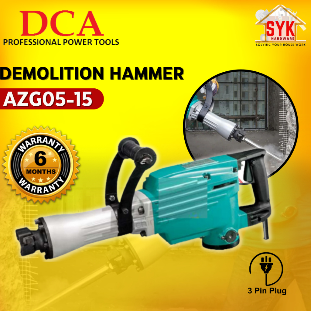 SYK DCA AZG05-15 Electric Demolition Percussion Hammer Machine Breaker ...
