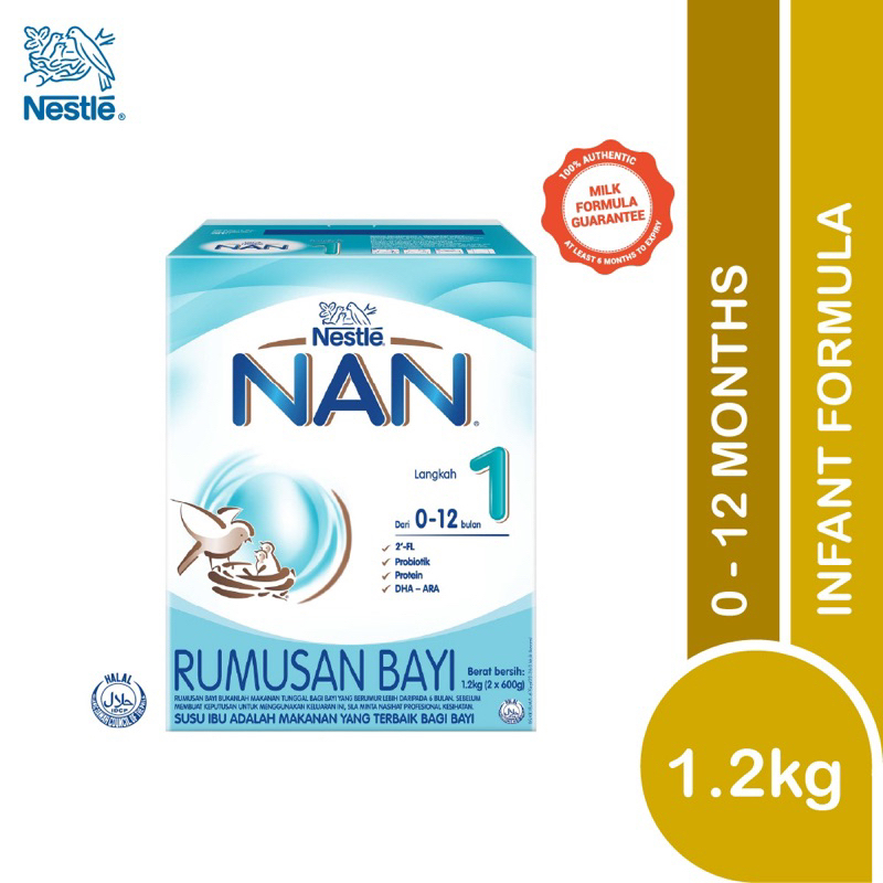 Nestle Nan Pro Stage 1 (1.2kg) NEW PACKING | Shopee Malaysia
