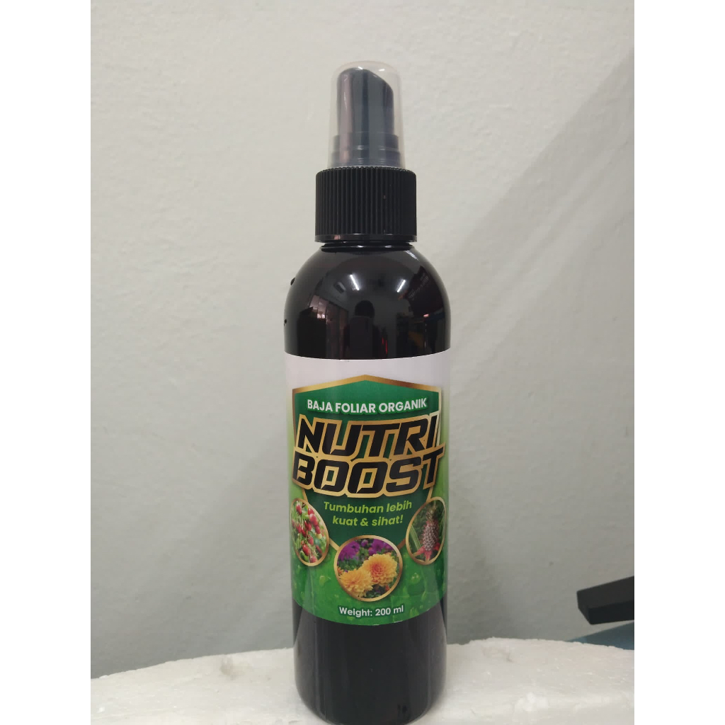 Siap Bancuh Baja Foliar Organik Nutri Boost 200 ml baja pokok buah ...