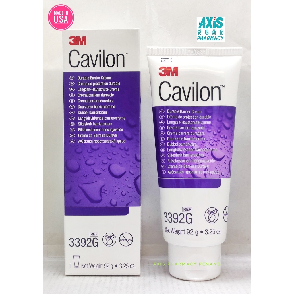 3M CAVILON DURABLE BARRIER CREAM 92G {3392G} MADE IN USA (Exp 31/08 ...