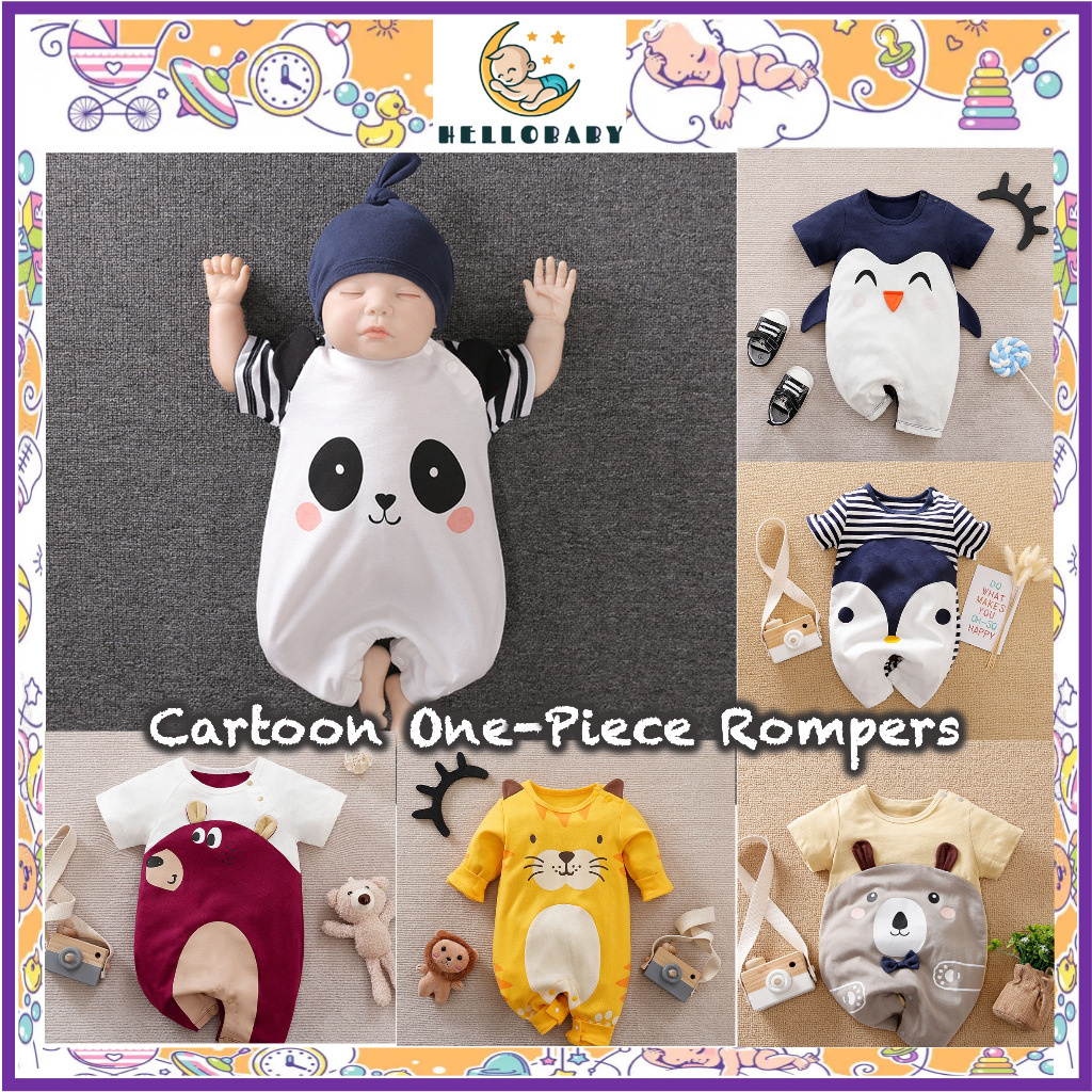 Baju Bayi Clothing Baju Kartun Comel One Piece Jumpsuit Cartoon Baby ...