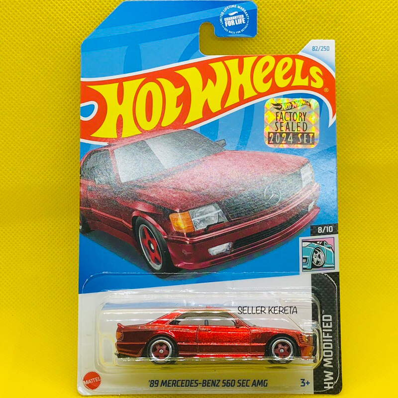 (NEW ITEM) HOTWHEELS STH 89 MERCEDES BENZ 560 SEC AMG FACTORY SEALED ...