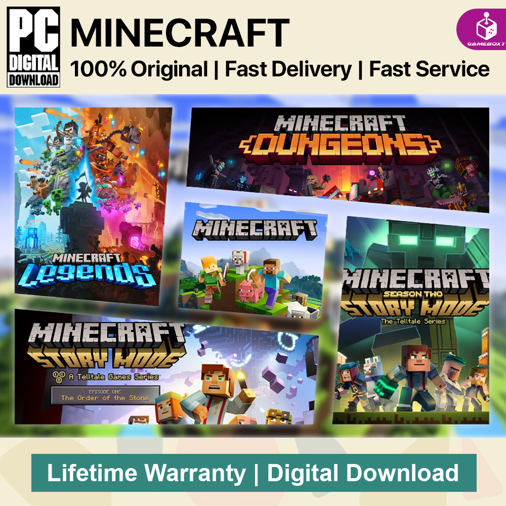 [PC GAME] Minecraft 5 IN 1 Full Collection [DIGITAL DOWNLOAD | OFFLINE ...