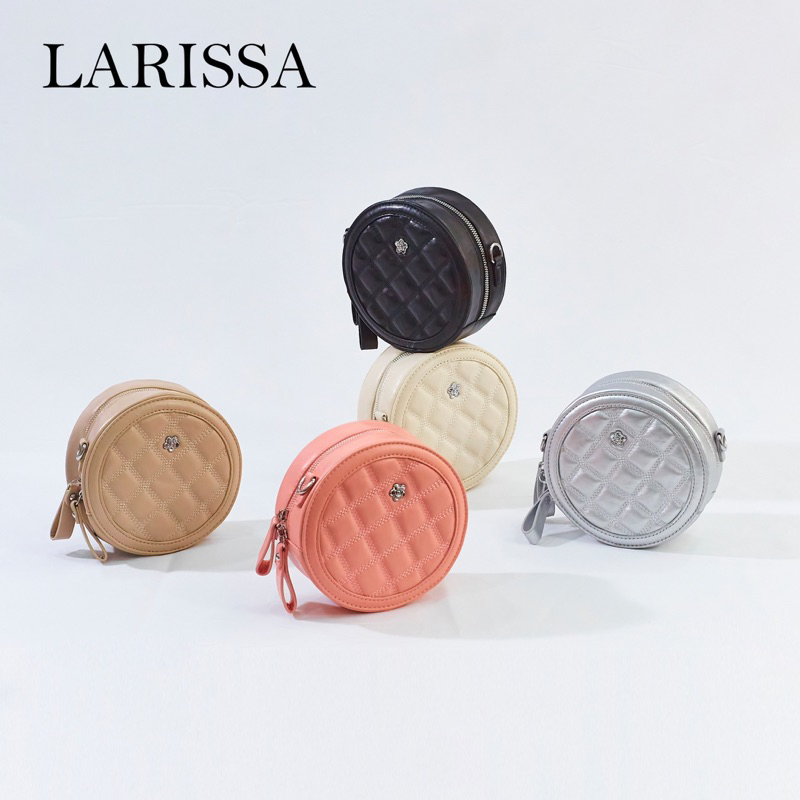 MICIELA-LARISSA SMALL CUTE CIRCLR HANDCARRY N CROSSBODY BAG BEG WANITA ...