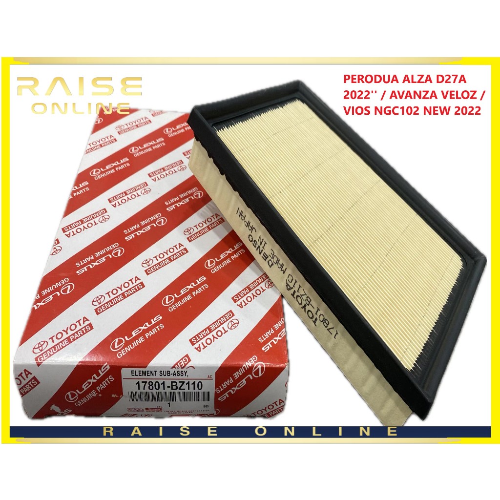 100% ORIGINAL TOYOTA AIR FILTER TOYOTA AVANZA VELOZ 2022 !! VIOS NEW ...