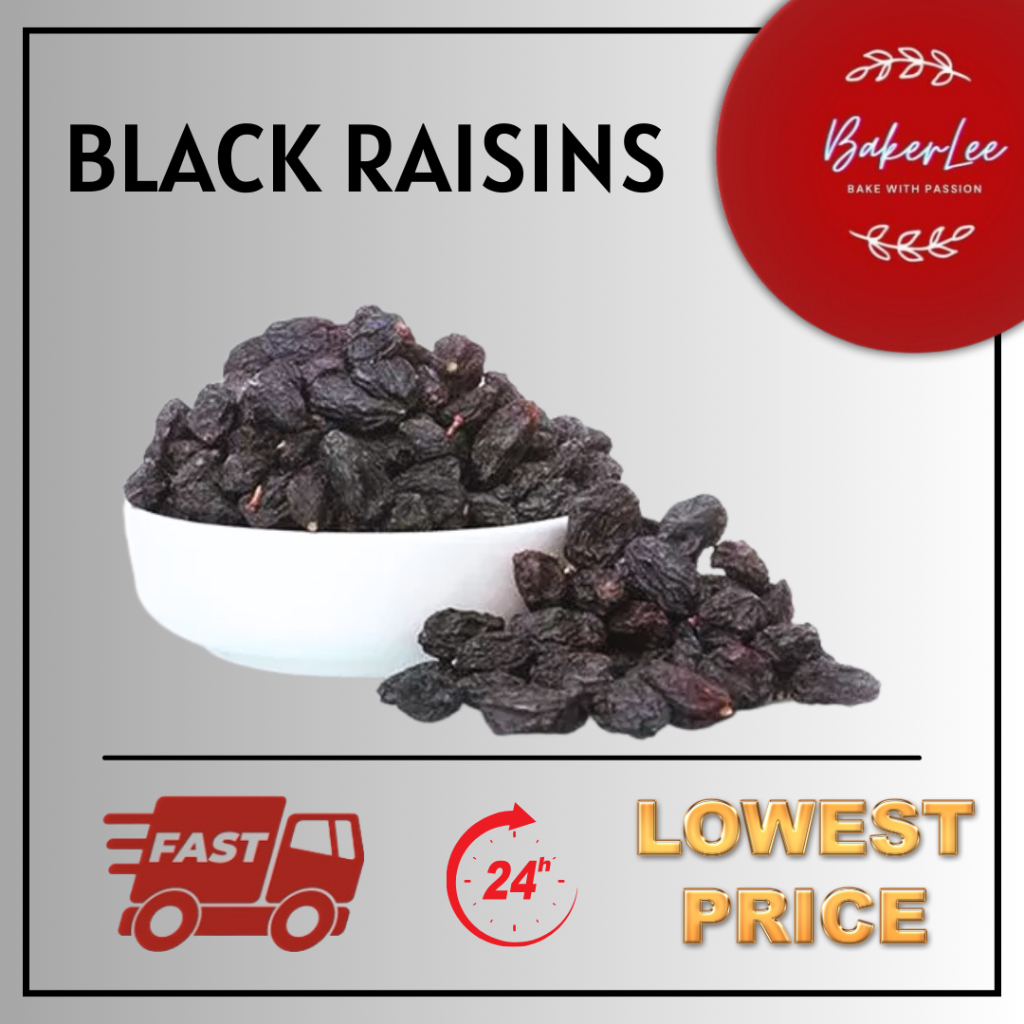 BLACK RAISINS 100G / 500G/ 1KG KISMIS HITAM | Shopee Malaysia