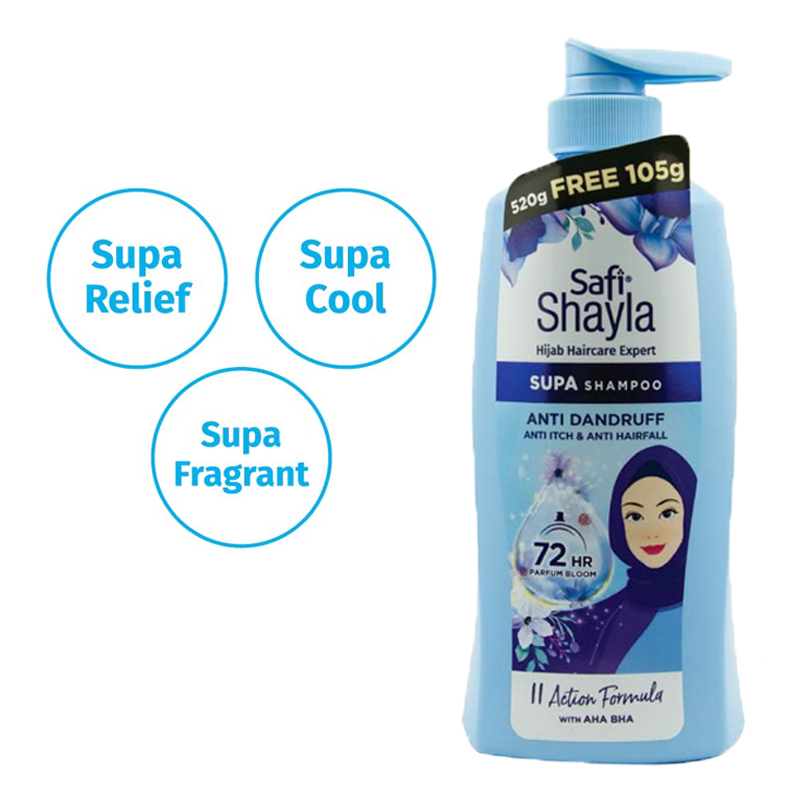Safi Shayla Shampoo 625/640g (Anti Hair Fall/ Supa Smooth/Smooth ...