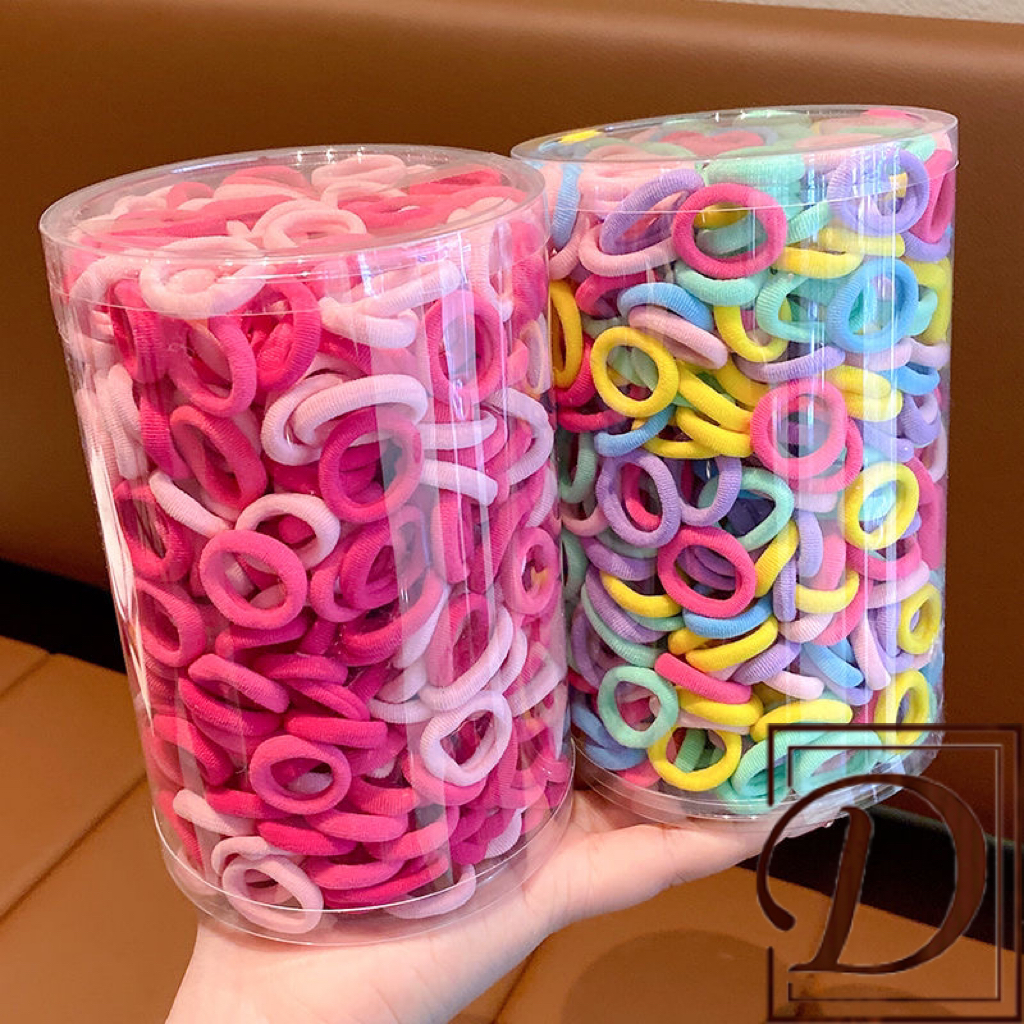DuDu 50Pcs/Set Hairband Girl Hair Accessories Scrunchies Colorful ...