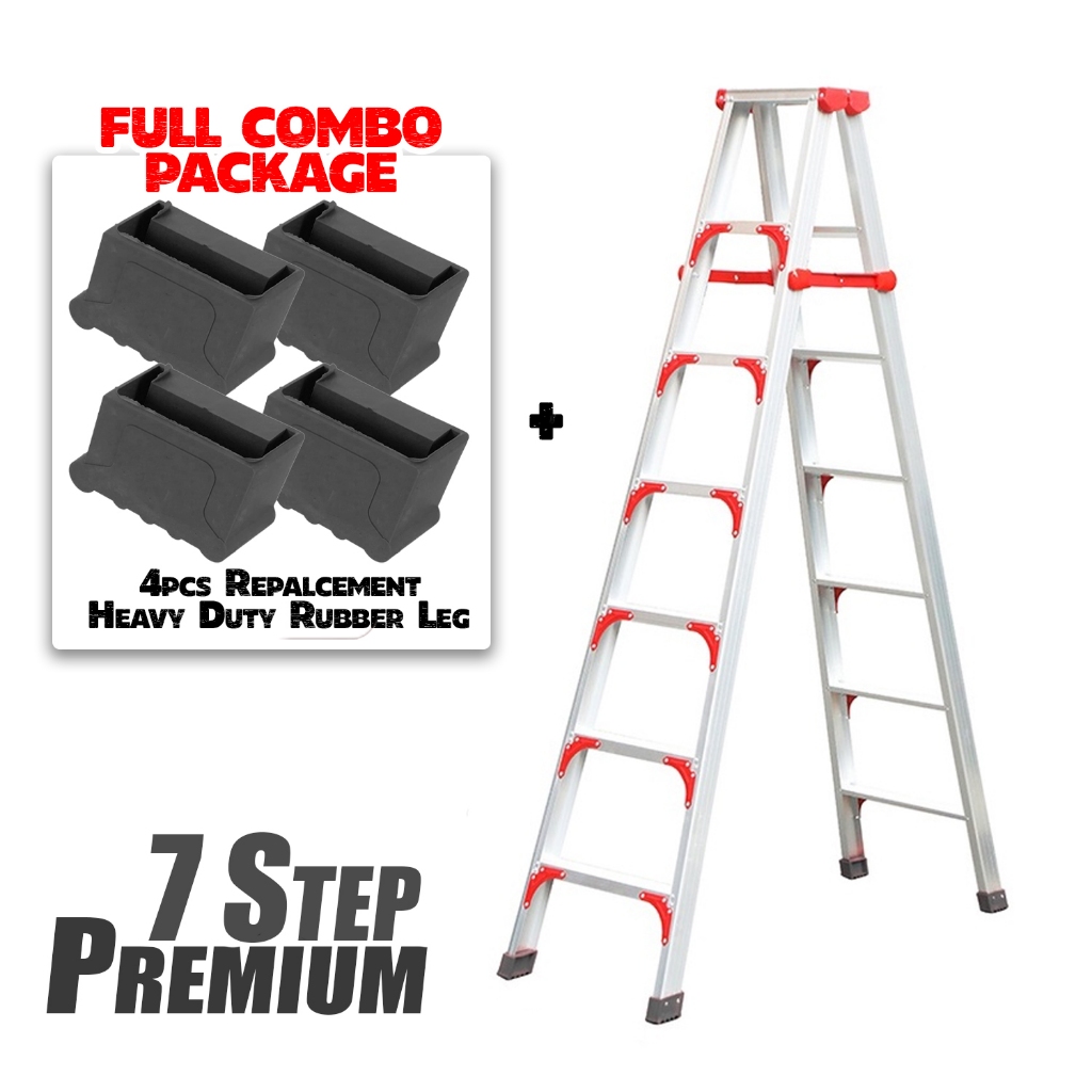 Ladderman Heavy Duty Aluminium Double Sided Ladder Multi Purpose Ladder ...