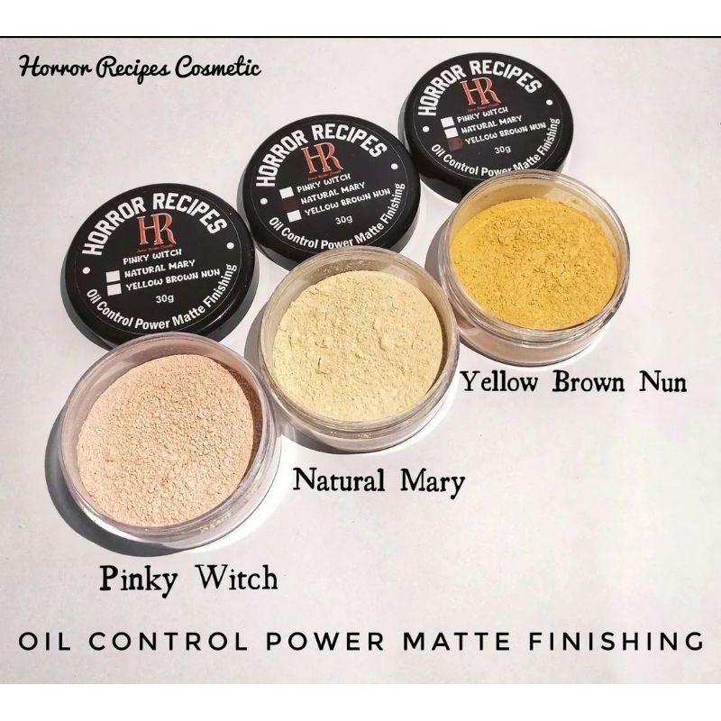 Oil Control Power Matte Loose Powder By Horror Recipes Cosmetics Matte ...