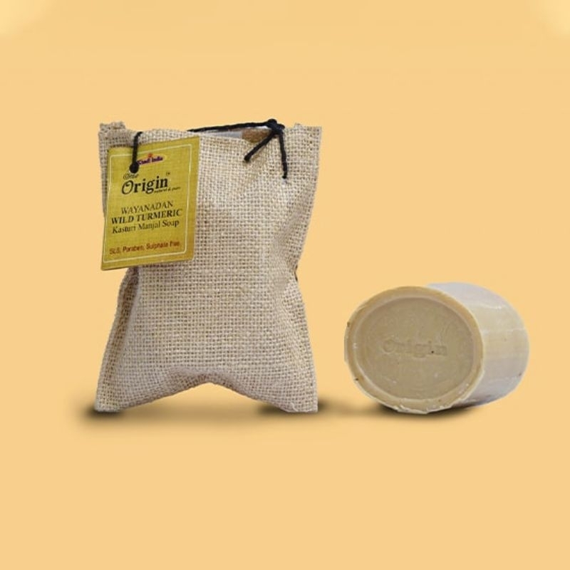 The Origin Kerala Organic Wayanadan Wild Turmeric Bath Soap Kasturi ...