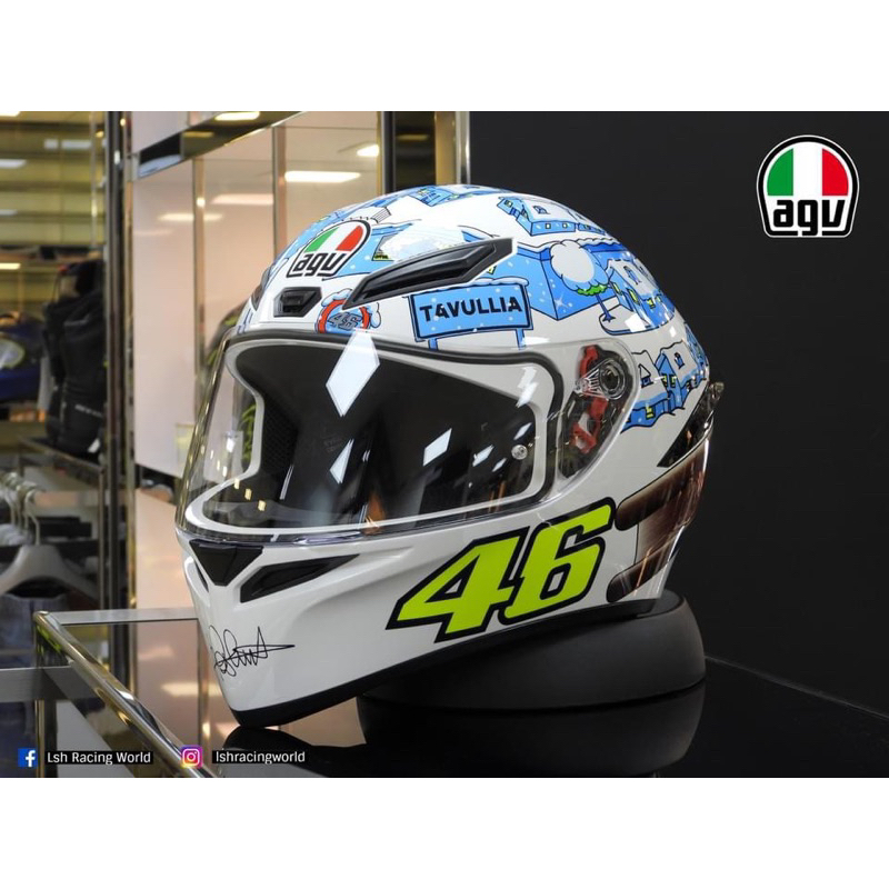 AGV K1 Rossi Winter Test 2017 Helmet (Asian Fit) | Shopee Malaysia
