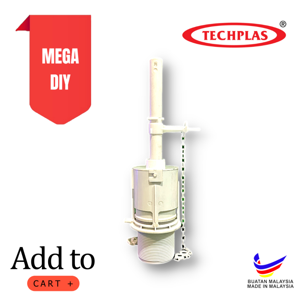 Techplas 40mm/50mm S/Flush Lever Lift up Outlet Valve Handle Flushing Cistern Toilet OV-L100 ...