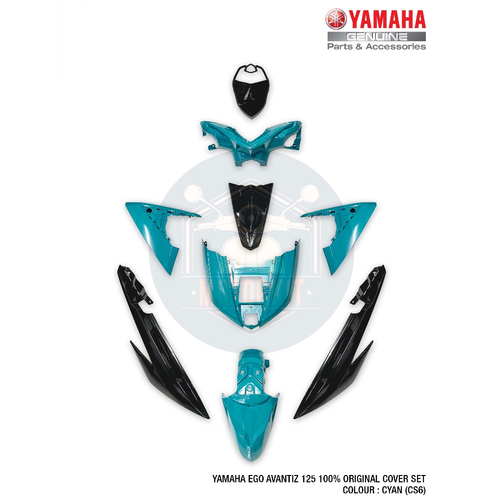 YAMAHA EGO AVANTIZ 100% ORIGINAL BODY COVER SET B92-F0000-00 01 PGD ...
