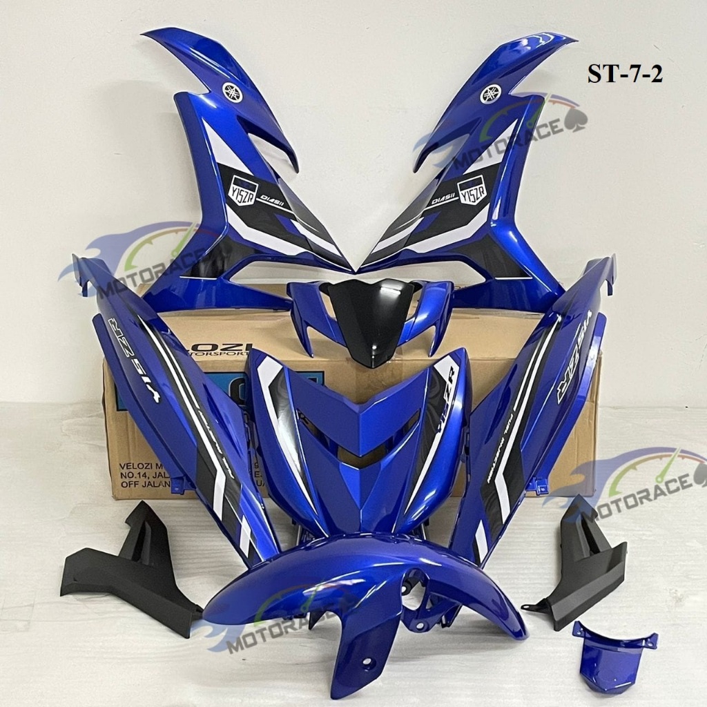 VELOZI RACING FULL BODY COVER SET Y15ZR YAMAHA V1 V2 STANDARD WITH STICKER | Shopee Malaysia