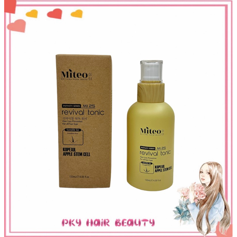Miteo Revival Hair Tonic 120ML ( Anti Hair Loss / Hair Growth / Itching ...