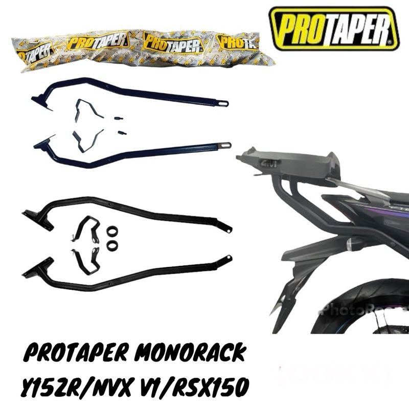 Y16ZR/RSX150/Y15/NVX V1 PROTAPER REAR BOX MONORACK UNIVERSAL | Shopee ...