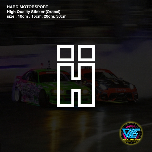 HARD MOTORSPORT Sticker / Decal (High Quality Sticker) | Shopee Malaysia
