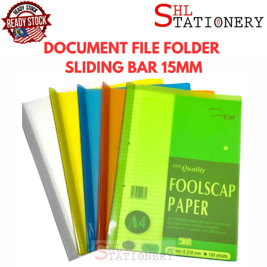 1Pcs A4 Easy Slide Rail File / Report Cover File / Easy Slide Rail File ...