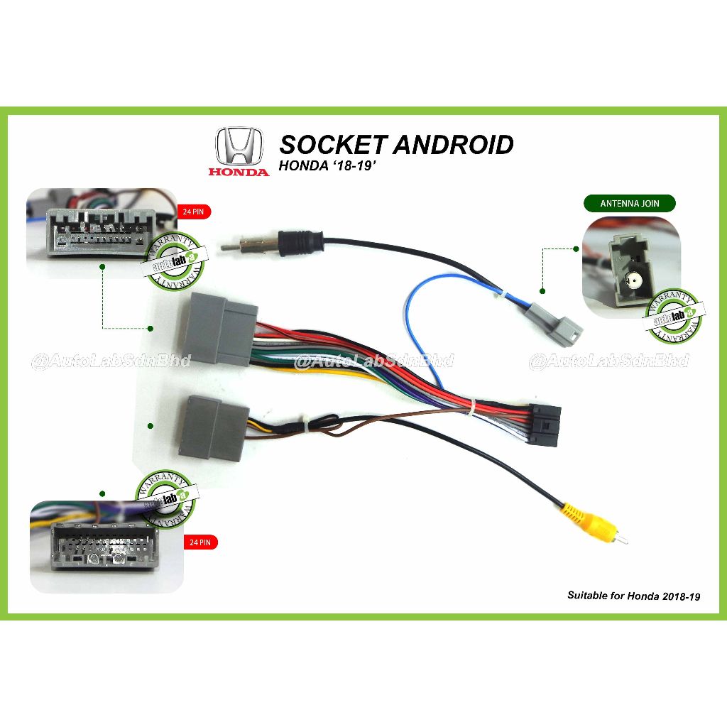 honda socket ( android player )2018-2019 | Shopee Malaysia