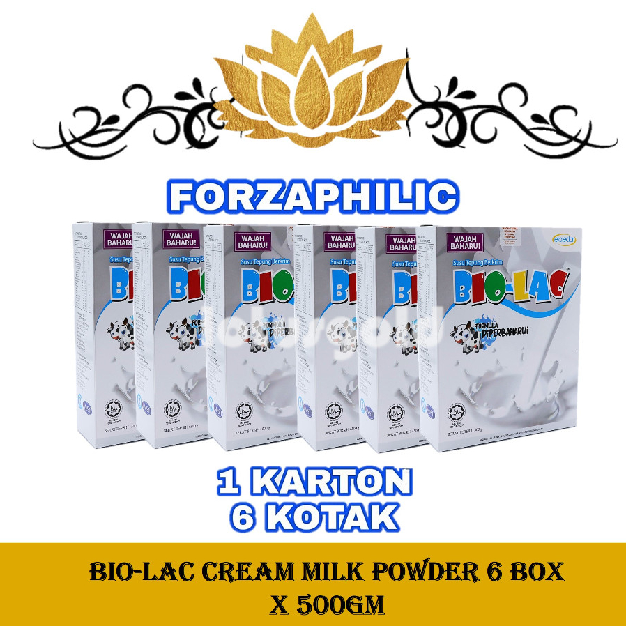 BIO-LAC CREAM MILK POWDER 6 BOX x 500GM | Shopee Malaysia