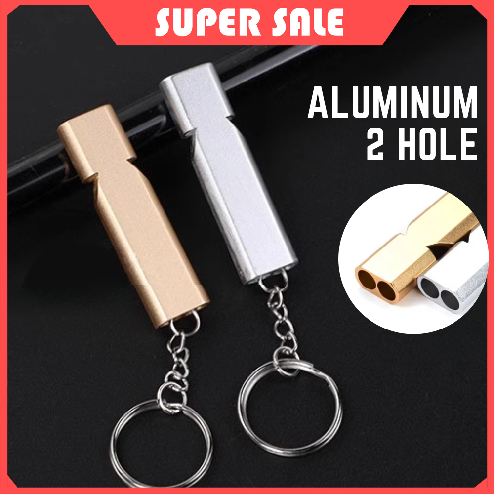 Aluminum Alloy High Frequency Whistle Emergency Outdoor Survive Whistle ...