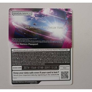 BANAPASSPORT Bandai Namco WMMT6 Wangan Midnight Maximum Tune WMMT5 5DX 5DX+ 6 6RR Memory Card ...