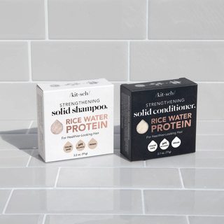 Original Kitsch Rice Water Shampoo Bar and Conditioner Bar for Hair ...