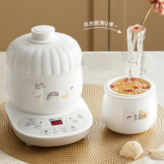 Bear bird's nest stew pot, fully automatic ceramic water-proof stew ...