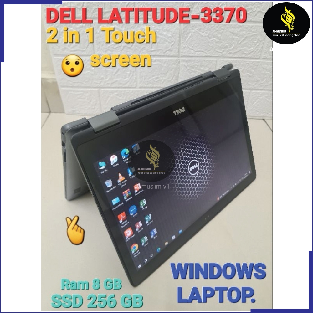 Dell latitude 3379// 2 in 1 Windows 10 LAPTOP /// INTEL CPRE I5//6TH GEN//RAM 8GB//SSD 256GB ...