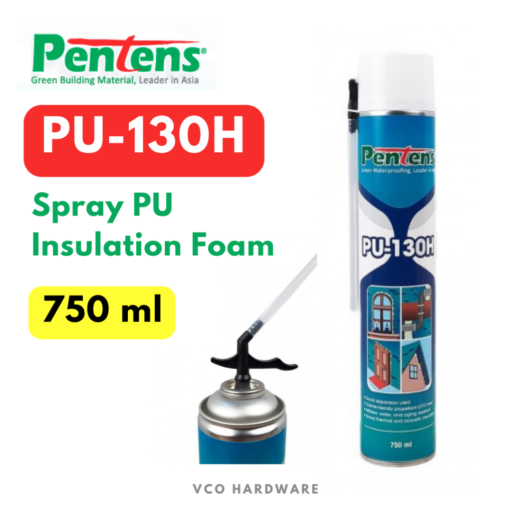 750ml PENTENS PU-130H Polyurethane Spray Foam Insulation System ...
