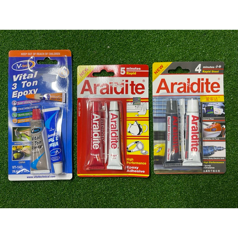 V-TECH/ARALDITE AB Glue（Gam Campur） | Shopee Malaysia