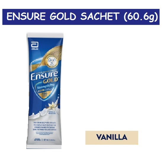 ENSURE GOLD Vanilla Sachet - 1 sachet x 60.6g | Shopee Malaysia
