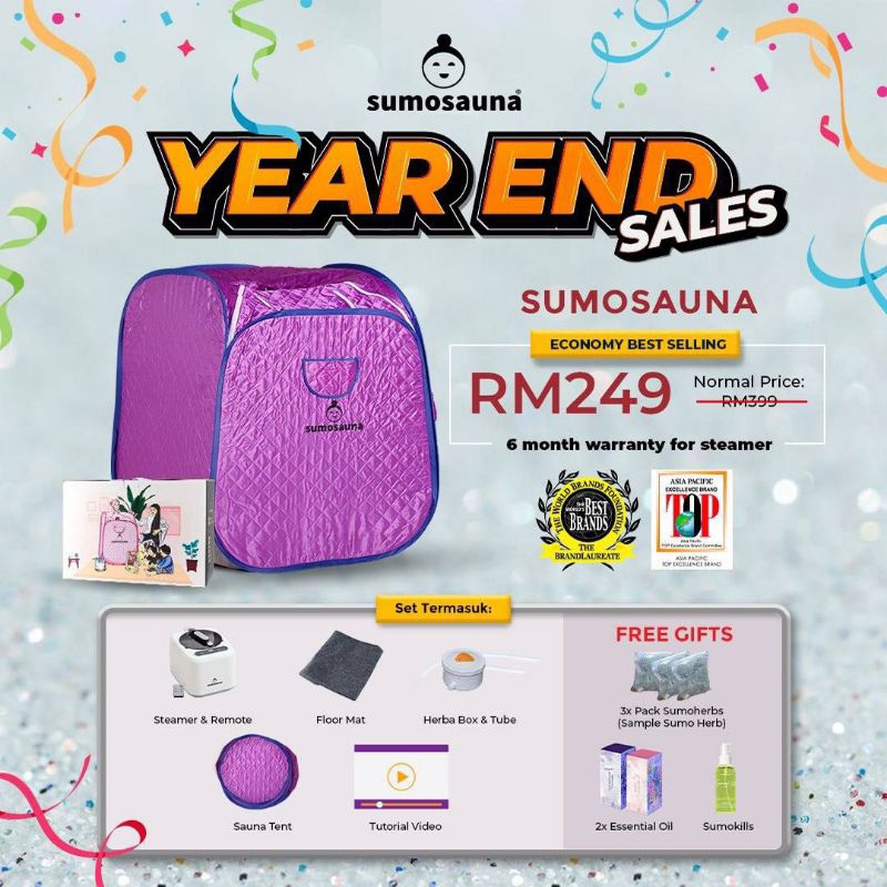 SUMO SAUNA (WARRANTY & FREE GIFTS) / SUMOSAUNA BY HQ | Shopee Malaysia