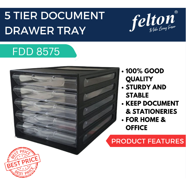 *PROMO* 5 Tiers Document Drawer / A4 Paper Drawer / Stationery ...